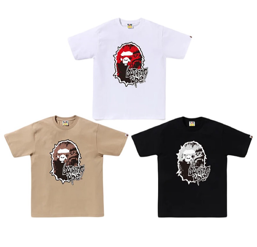 Abathing Ape A BATHING APE MAD APE HEAD TEE - Private Stock