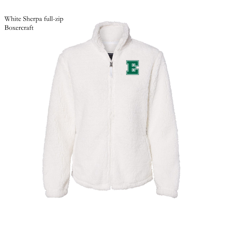 Boxercraft White Sherpa Fleece, full-zip Adult - Wildcat Warehouse at ...