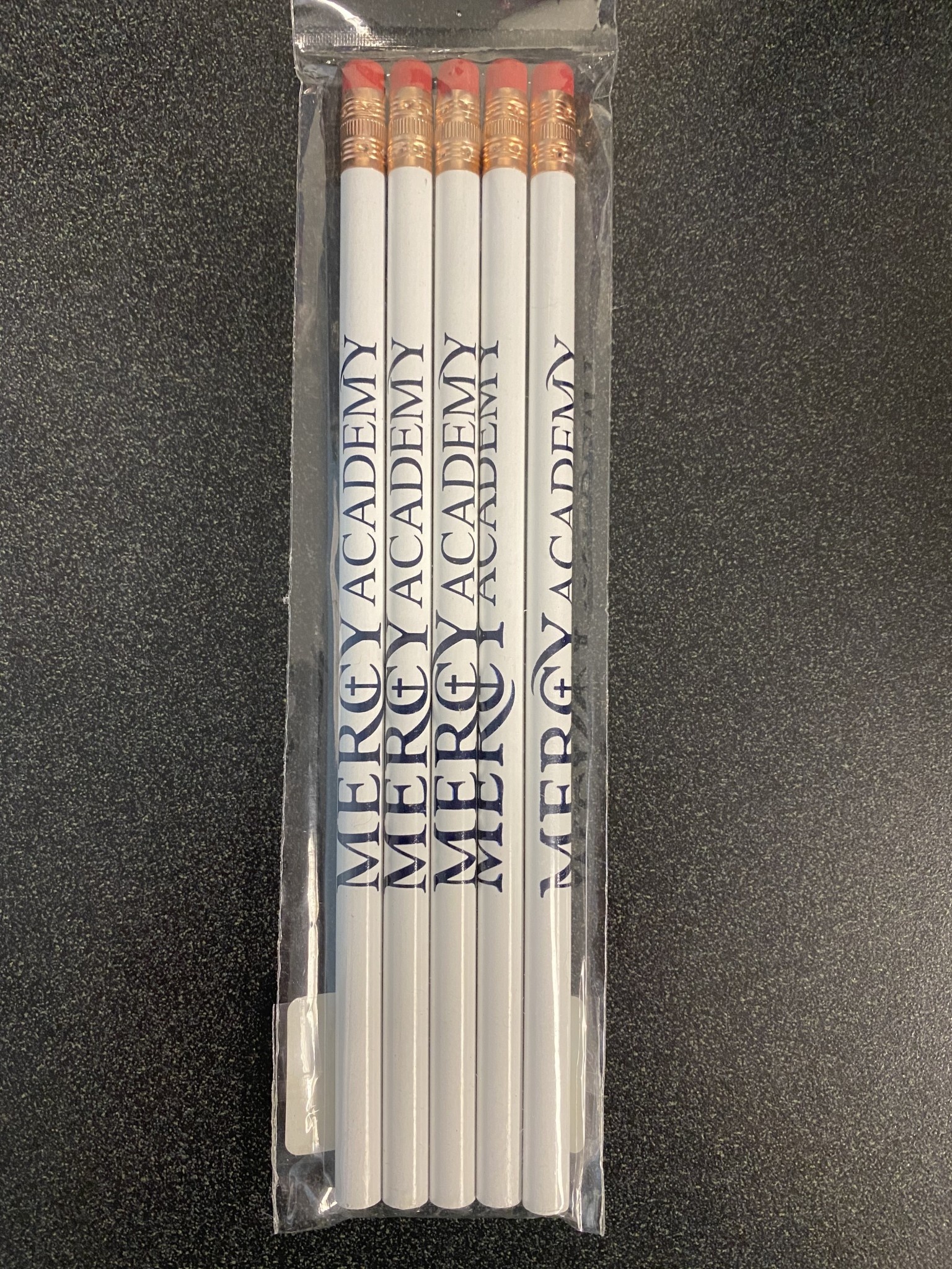 Jardine Associates Mercy White Pencil 5 Pack - Mercy Academy Campus Store