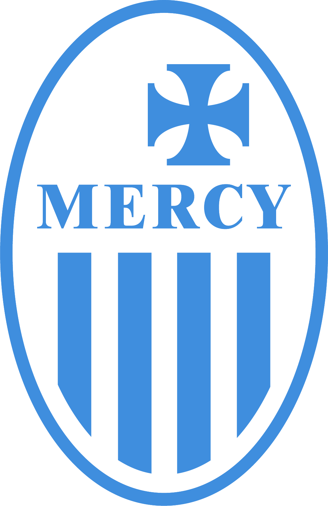 Sticker Mule Mercy Crest Decal/Sticker 3"x 2" - Mercy Academy Campus Store