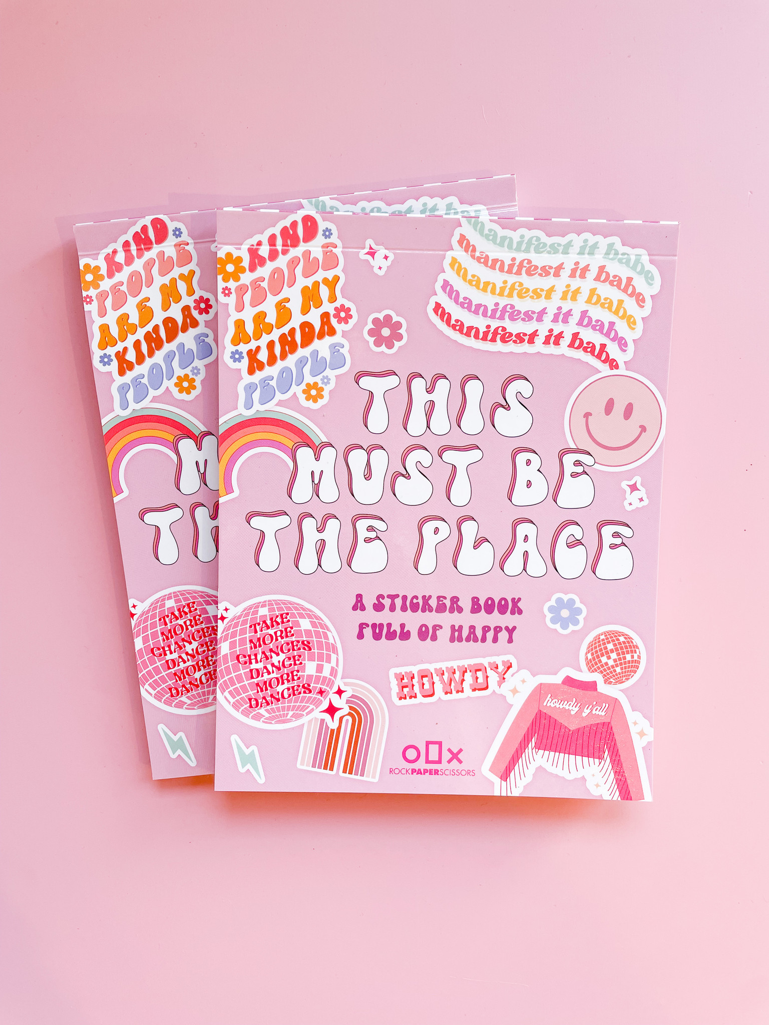 This Must Be The Place Sticker Book - Rock Paper Scissors