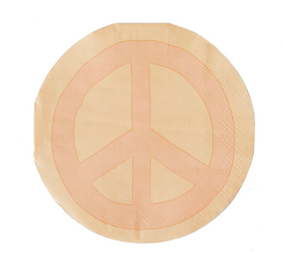 Peace Sign Cocktail Napkins - Rock Paper Scissors