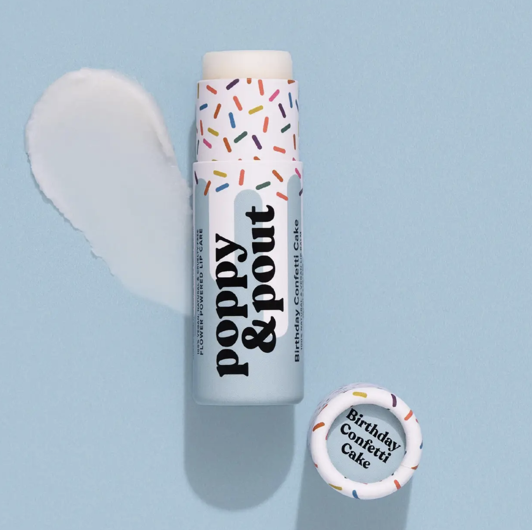 Blue Birthday Cake Lip Balm - Rock Paper Scissors