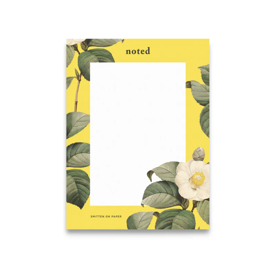 Camellia Floral Notepad - Rock Paper Scissors