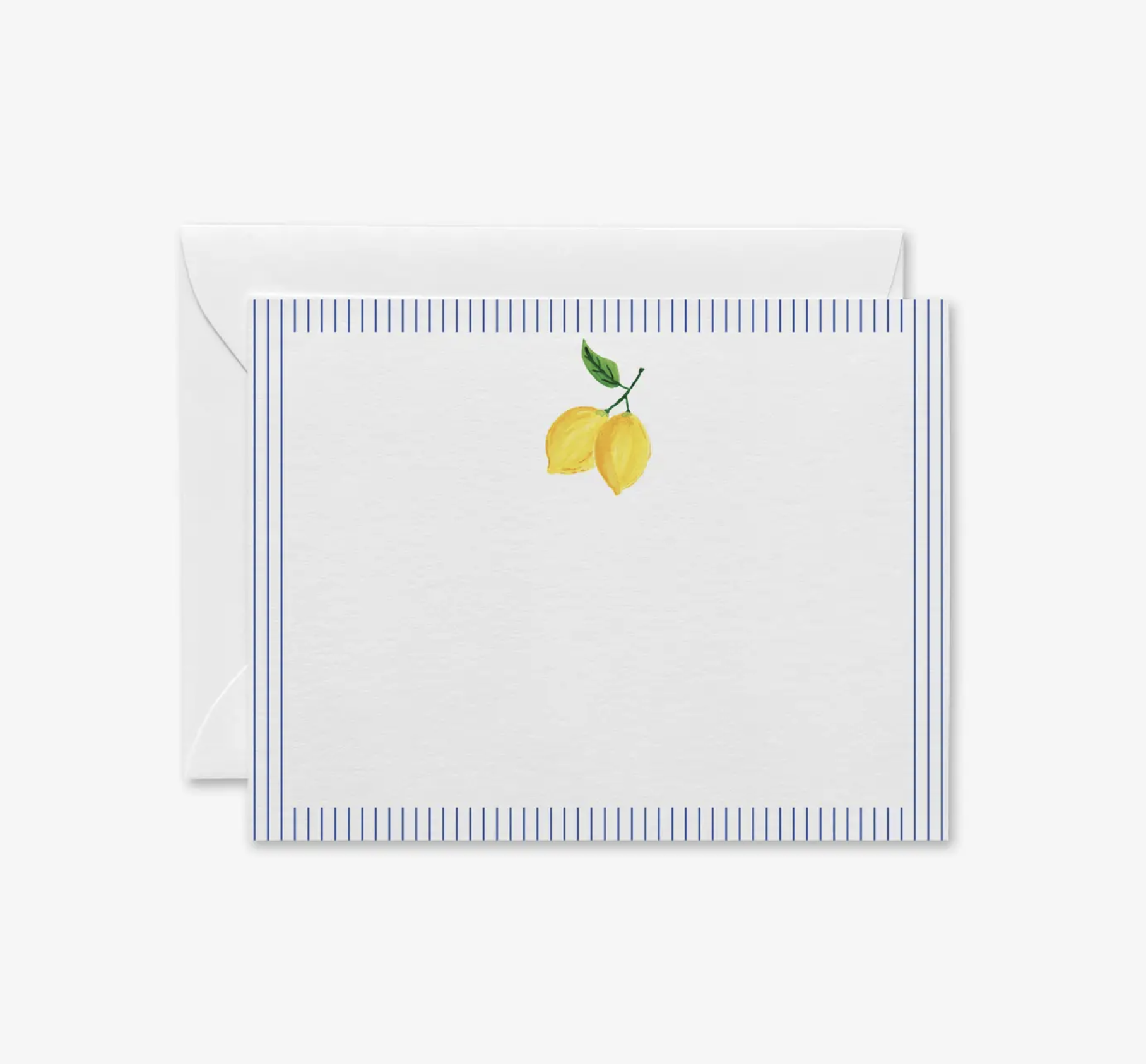 Lemon Flat Notecards Set - Rock Paper Scissors