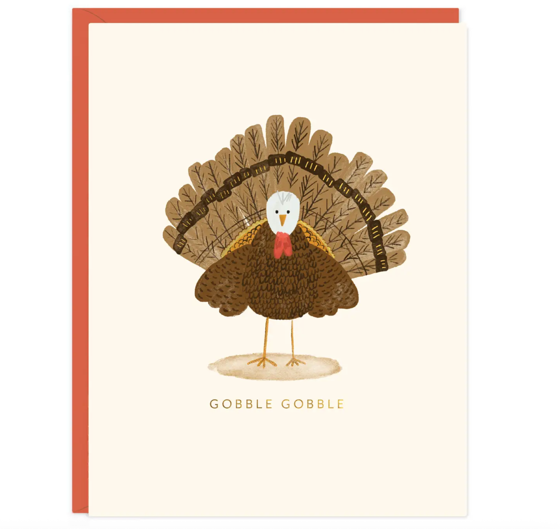 Gobble Thanksgiving Card - Rock Paper Scissors