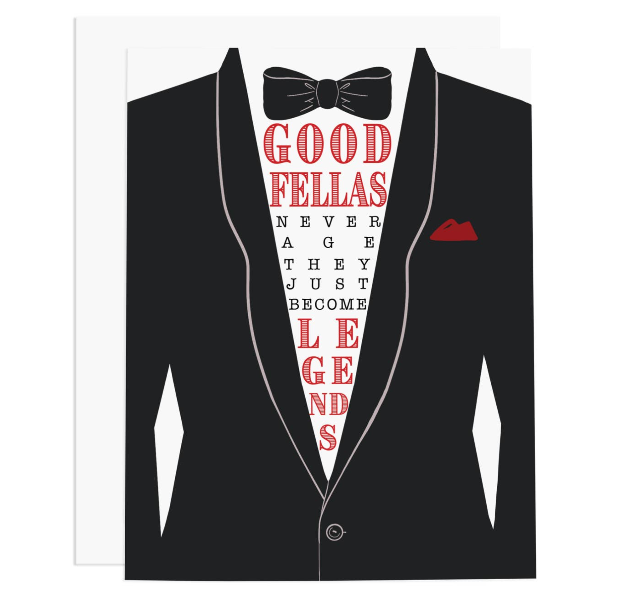 Goodfellas Never Age Greeting Card - Rock Paper Scissors