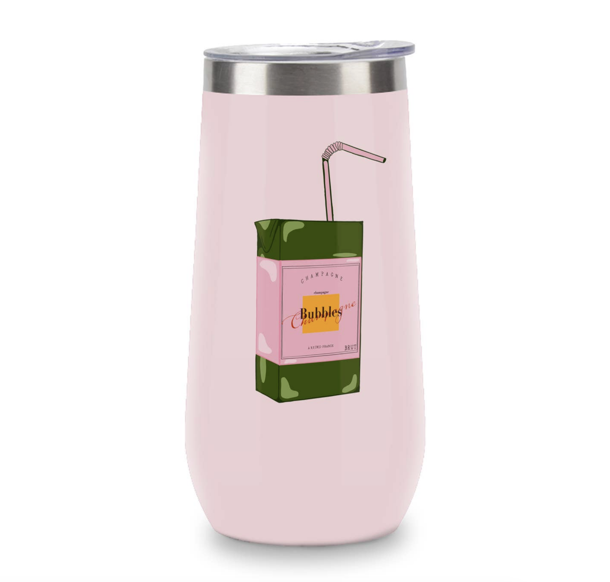 Insulated Champagne Tumbler Juice Box - Rock Paper Scissors