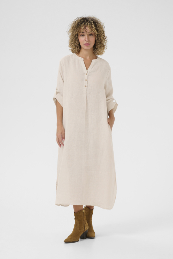 Cream - CRBellis Caftan Crispy Sand Robe SS25 - Vêtements Kiva Inc.
