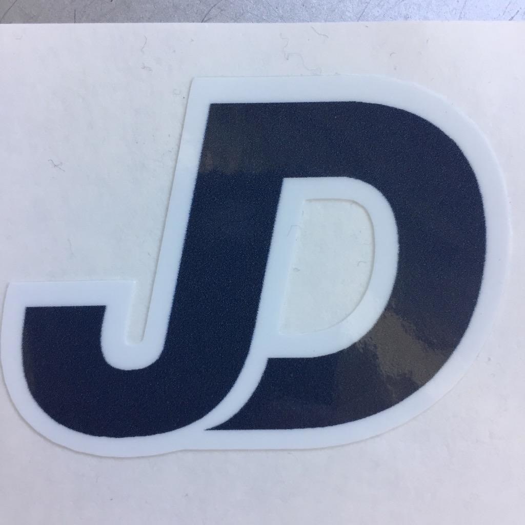 JD Sticker - JD navy/white decal - Saint Paul's Place