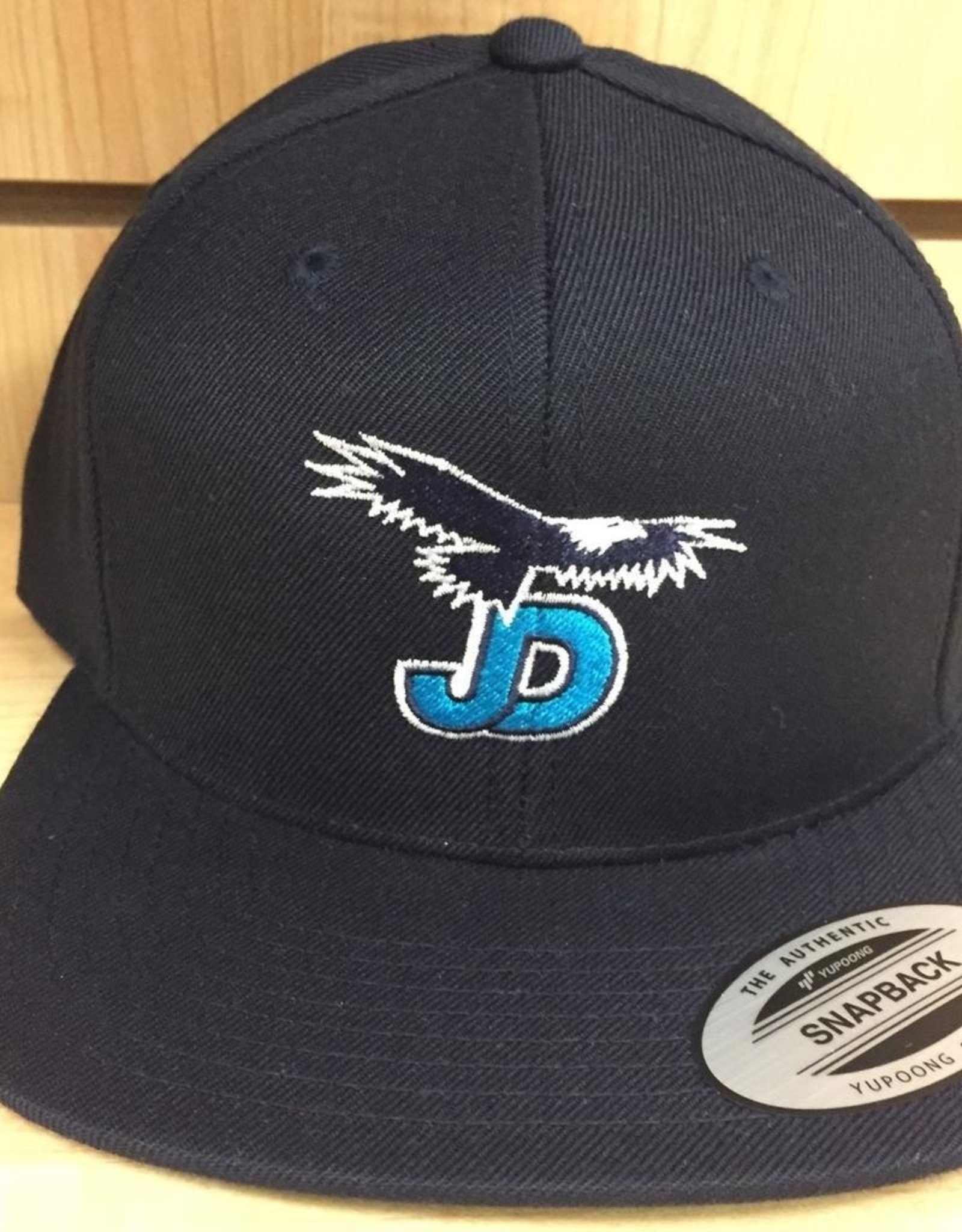 Cap - JD Snapback Flat Brim hat, Navy - Saint Paul's Place