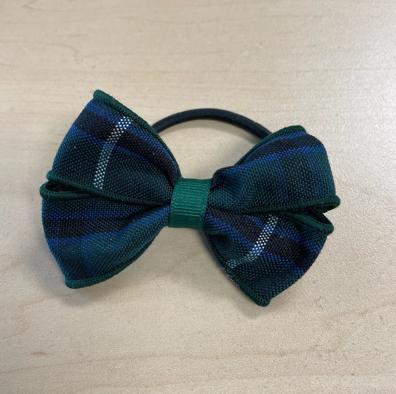 UNIFORM Hair - Bow Tie Pony, SJB, Plaid FBE113PE - Saint Paul's Place
