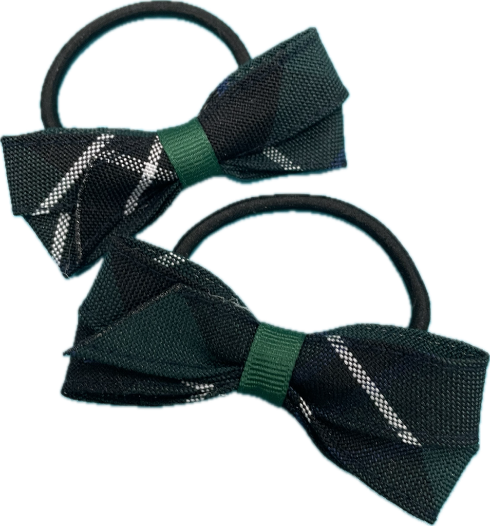 Hair - SJB Plaid Pigtail Boutique Bows FB164PE - Saint Paul's Place
