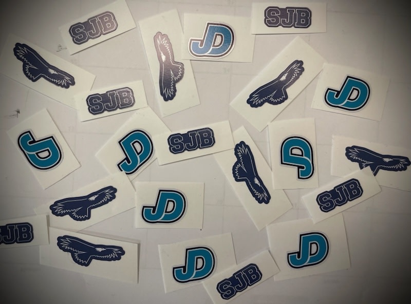 JD Mini-Sticker - JD, mini variety decal - Saint Paul's Place