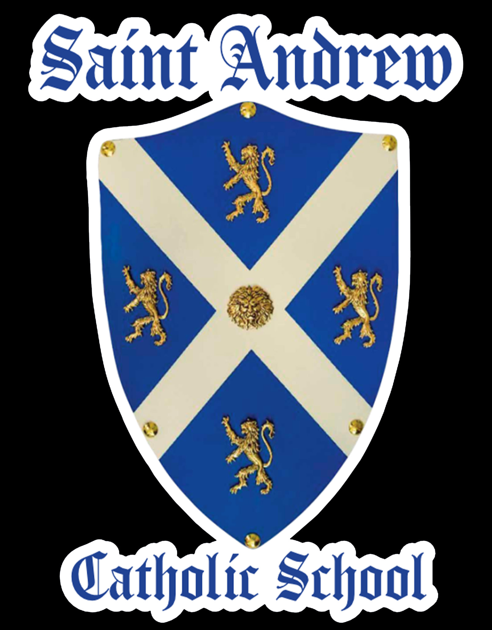 Saint Andrew Crest Sticker - Saint Paul's Place