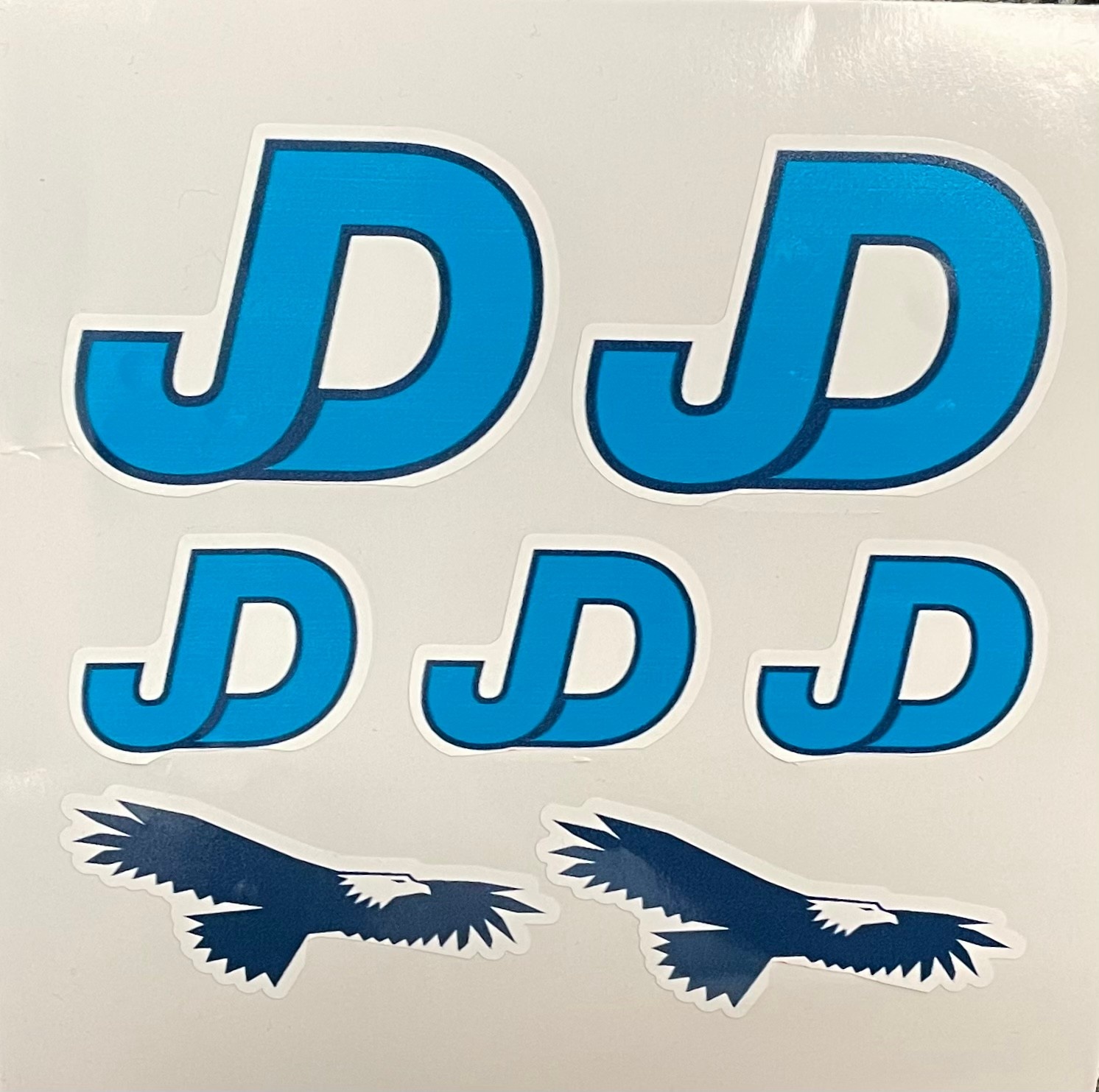 JD Sticker Set -variety removable & reusable decals - Saint Paul's Place