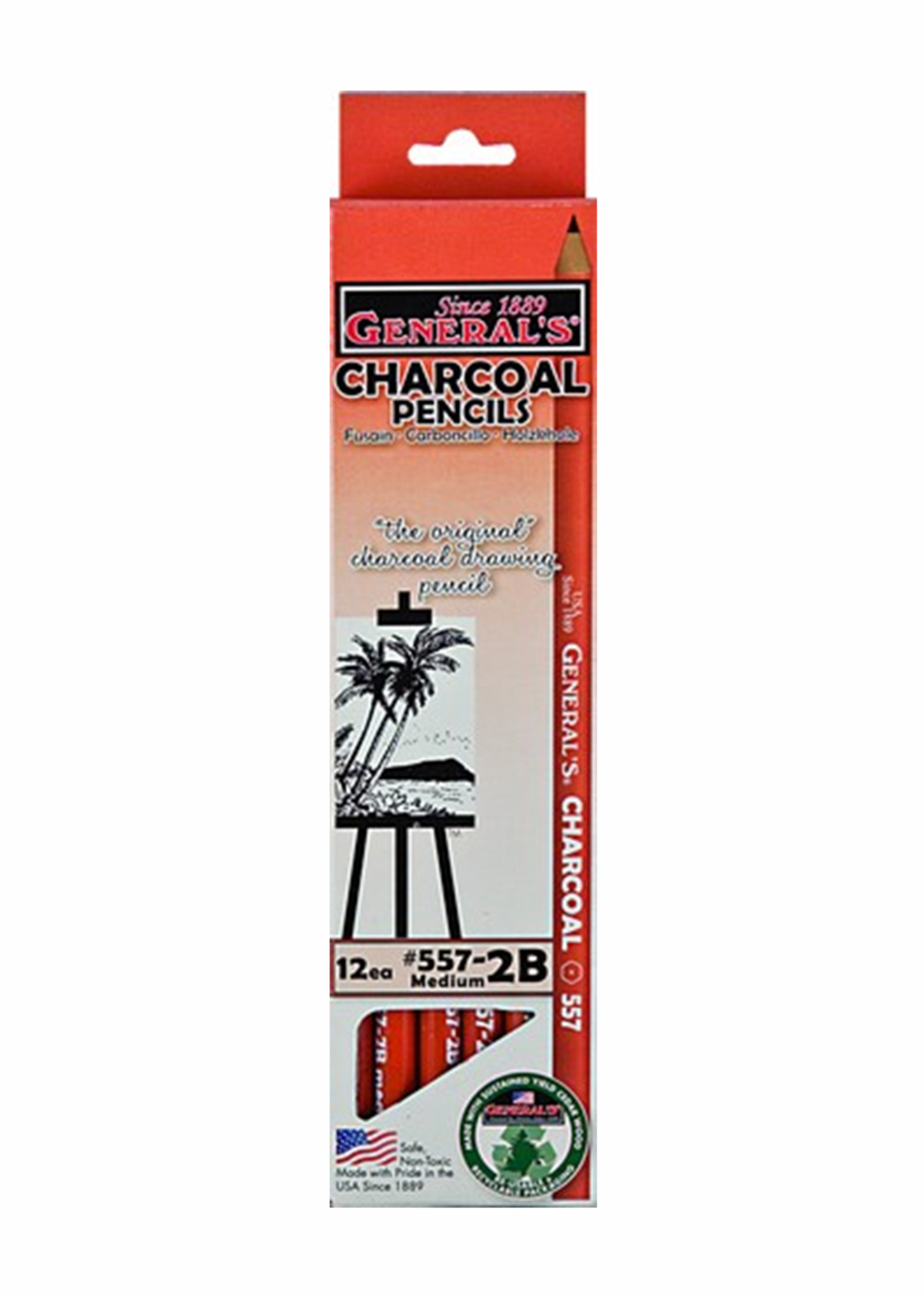 Generals Charcoal Pencil