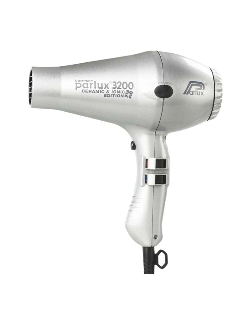 Parlux 3200 Ceramic & Ionic Hairdryer 1900W - Silver - EV Hair and Beauty