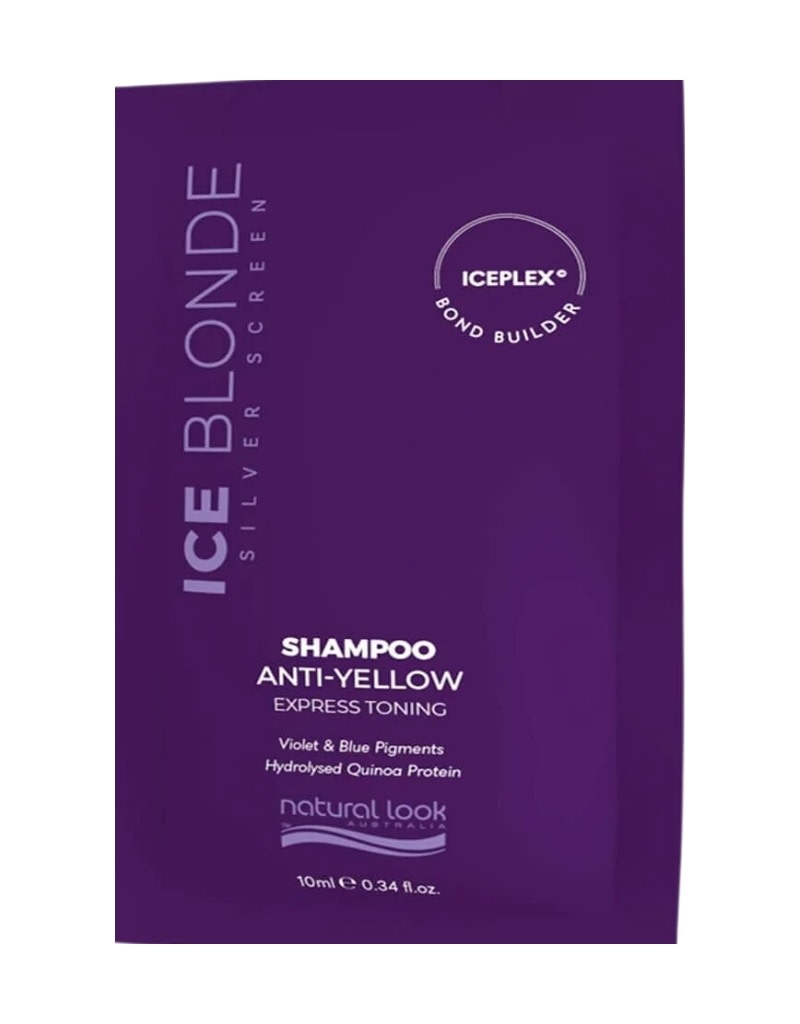 Natural Look Silver Screen Ice Blonde Shampoo 10ml Sachet - EV Hair and ...