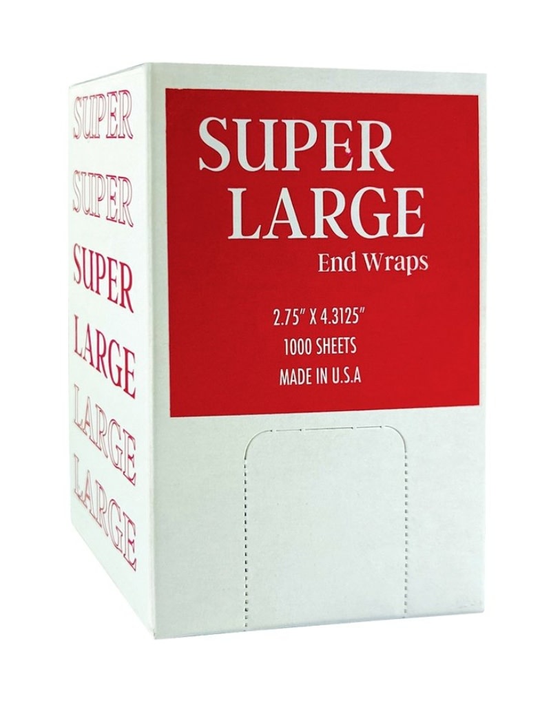 Super Large End Wraps 1000pcs - EV Hair and Beauty