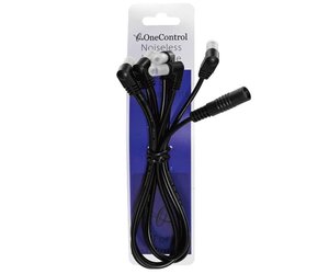 One Control Noisless Daisy Chain Extension Cable w/5 RA DC Outputs ...