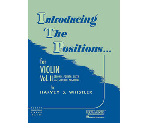 Hal Leonard Introducing the Positions for Violin Vol 2 - Janzen ...