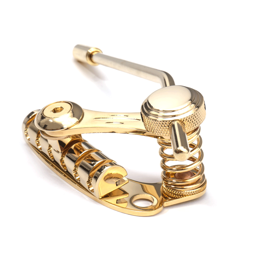 Duesenberg Les Trem II Tremolo, Gold - Janzen Brothers Music Company