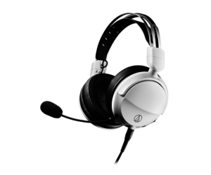 Audio-Technica ATH-GL3 High-Fidelity Closed-Back Gaming Headset, White ...
