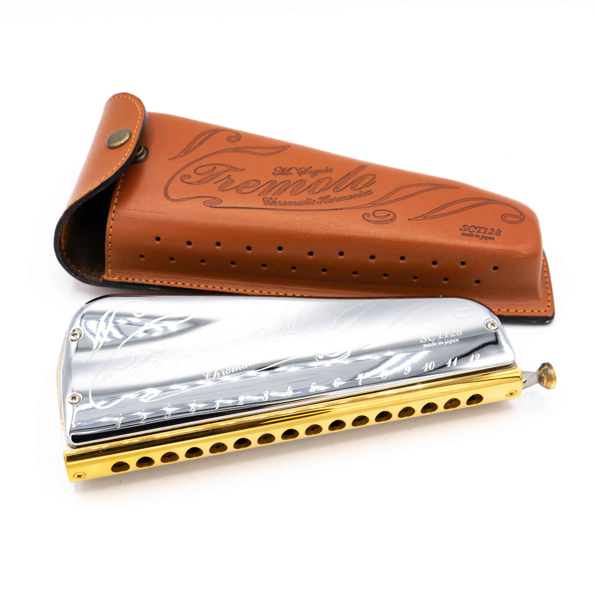 Suzuki SCT-128 Tremolo Chromatic Harmonica - Janzen Brothers Music Company