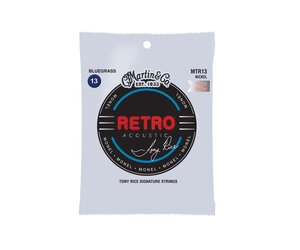 Martin MTR13 Tony Rice Retro Acoustic Guitar Strings, 13-56 Medium (Bl ...
