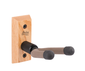 String Swing Hardwood Wall Mount Banjo Hanger, Oak - Janzen Brothers ...