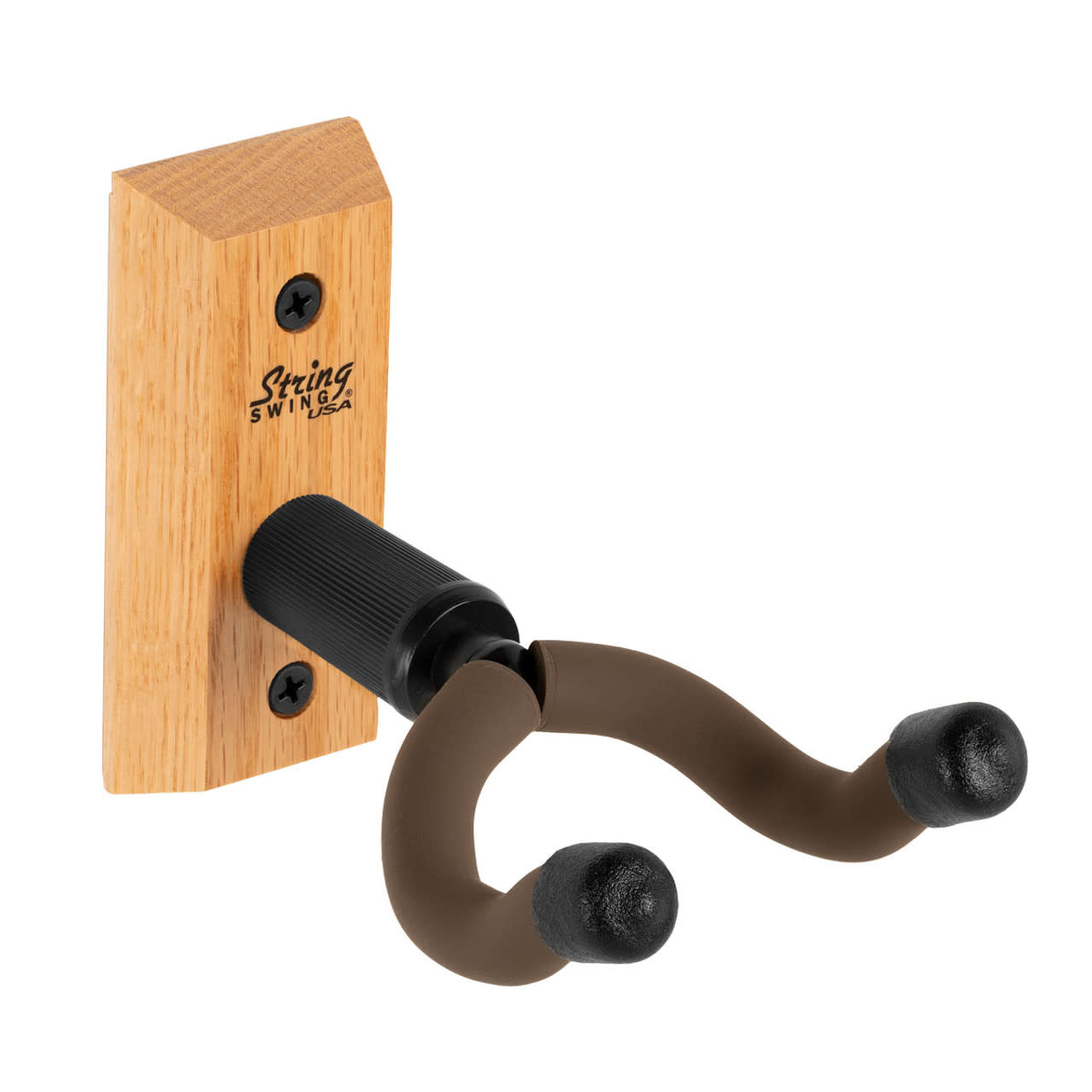 String Swing Hardwood Wall Mount Guitar Hanger, Oak - Janzen Brothers ...