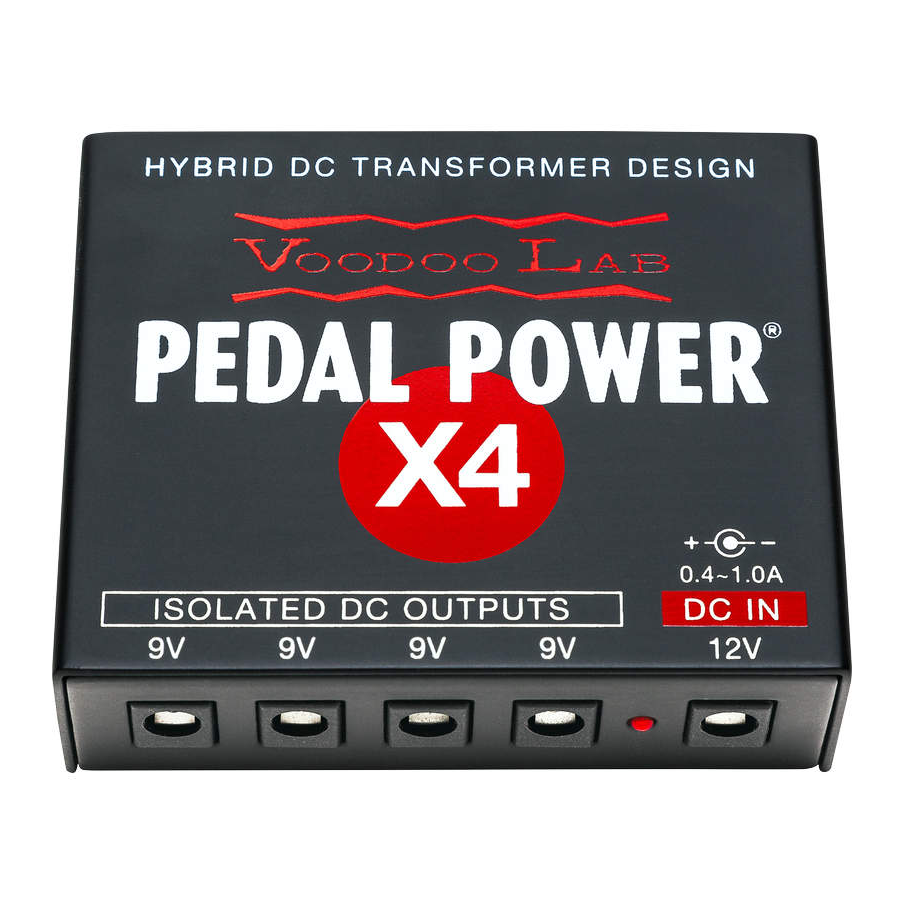 Voodoo Lab Pedal Power X4 Isolated Power Supply - Janzen Brothers Music Company