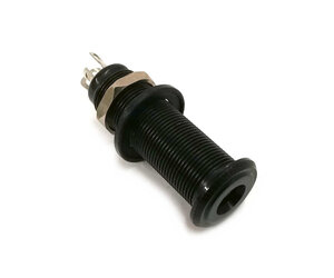 1/4" Stereo Barrel Jack, Black - Janzen Brothers Music Company