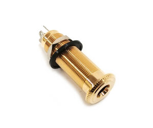 1/4" Stereo Barrel Jack, Gold - Janzen Brothers Music Company