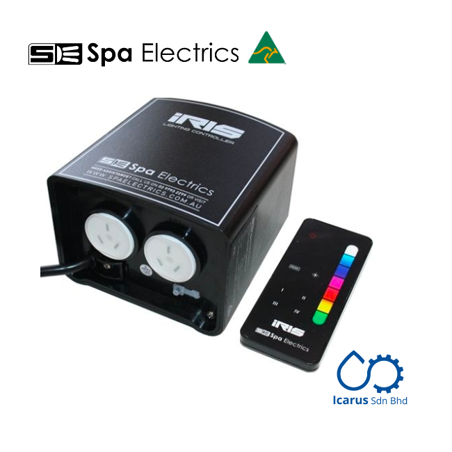 Spa Electrics iRIS Control System for Multi Plus Lights ONLY, incl. Remote Handset - Icarus Sdn Bhd
