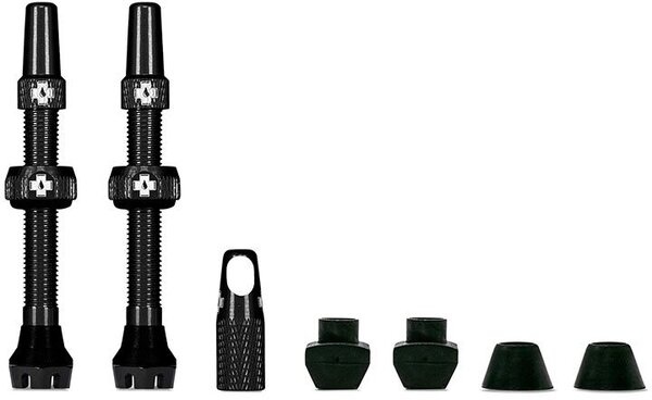 Muc-Off, V2, Tubeless Valve, Presta, 60mm, Black, Pair - Vitasport Cycles
