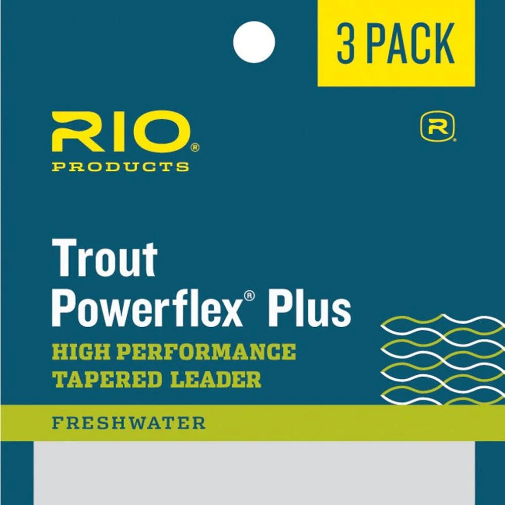 Powerflex Plus 9ft Leader - 3 Pack - Kootenay Fly Shop & Guiding Company