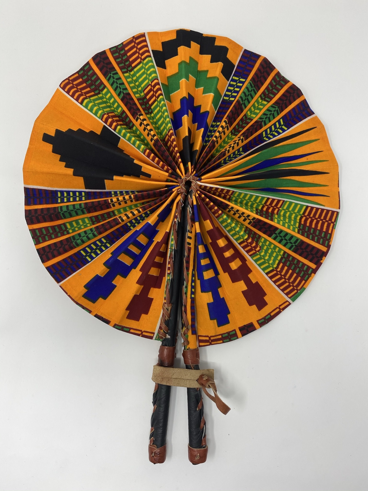 AFRICAN PRINT FAN - SARAH KUENYEFU COLLECTION