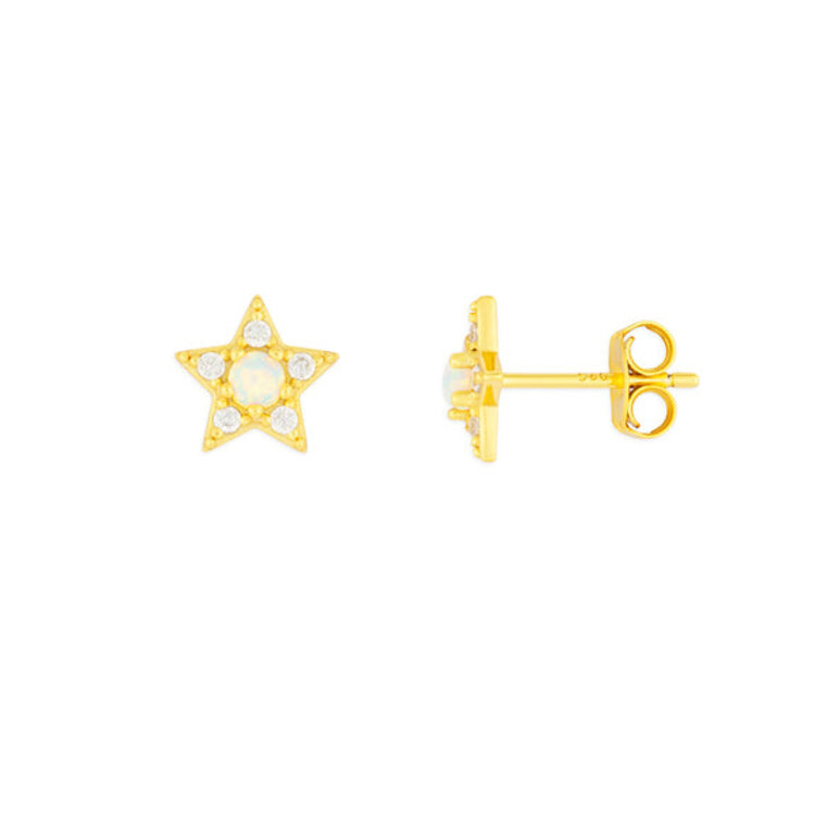 OPAL STAR STUDS - Marmalade