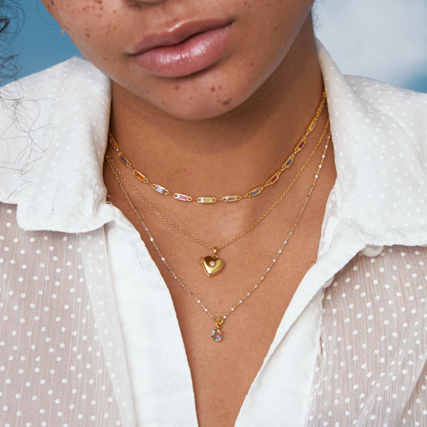 RILEY RAINBOW CHAIN NECKLACE - Marmalade