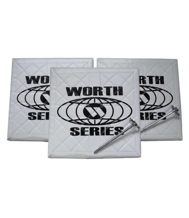 Worth Baseball Deluxe 3-Base Set w/Pegs - Time-Out Sports Excellence
