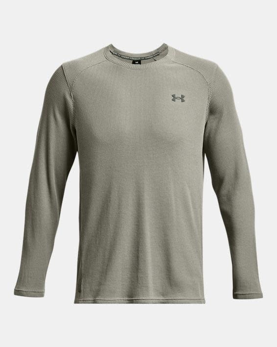 Under Armour Long Sleeve T Shirt Waffle Max Crew Mens Time Out Sports Excellence