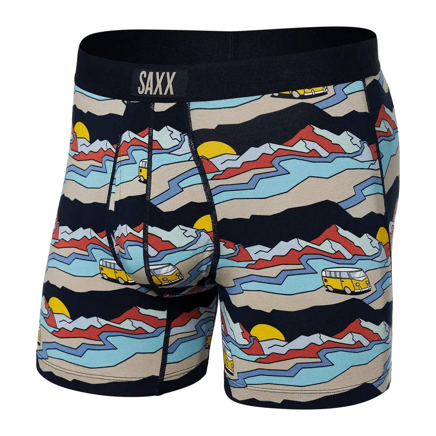 Saxx Saxx Underwear, Ultra Boxer Fly, Mens, CFM-Cabin Fever-Multi ...