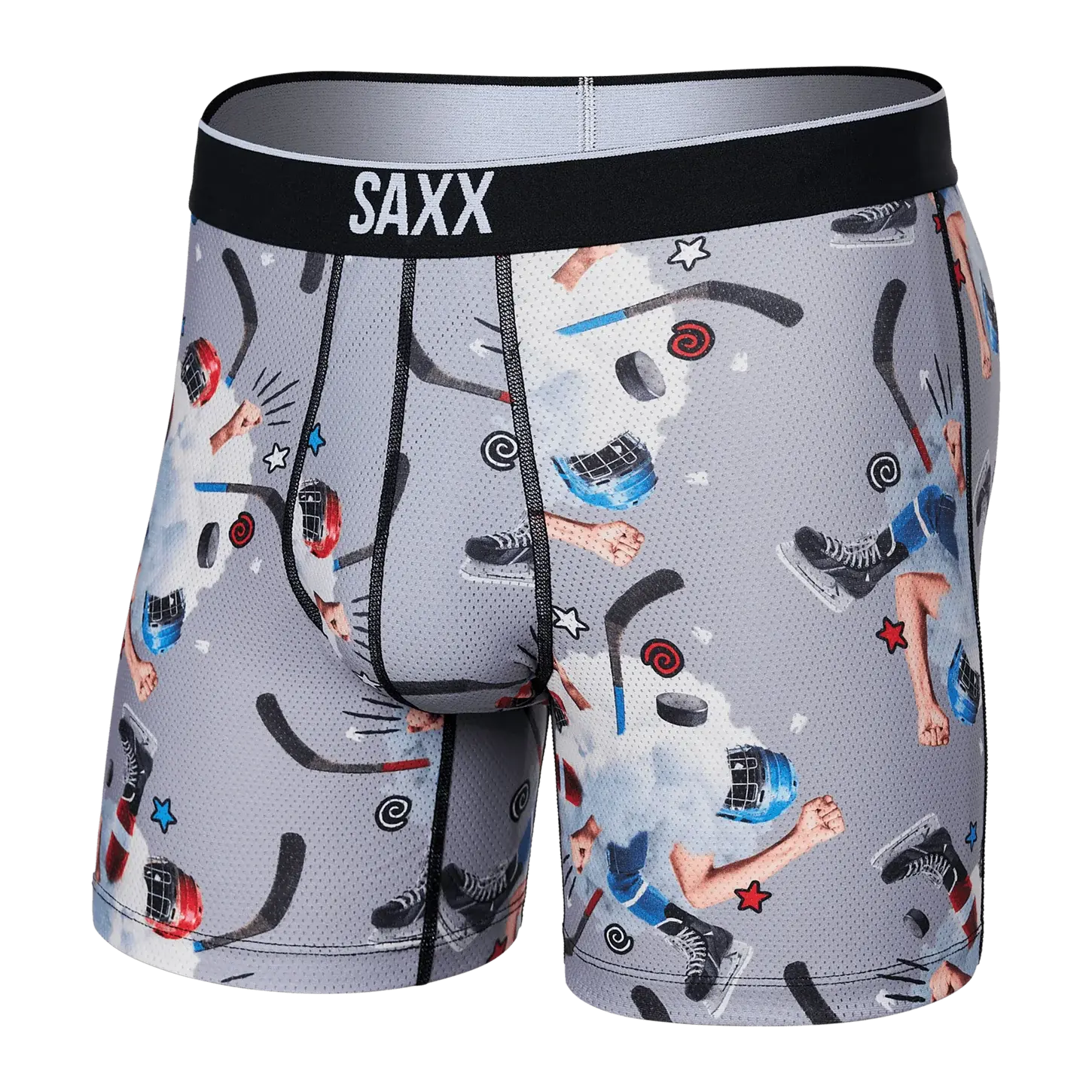Saxx Saxx Underwear, Volt Boxer Brief, Mens, TOG-Timeout-Gry - Time-Out Sports Excellence