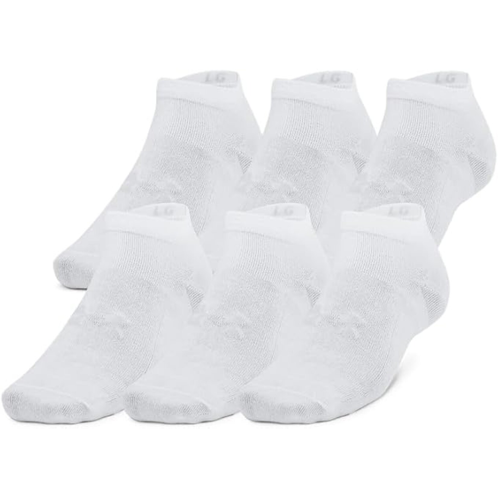 Under Armour Socks, Essential Low, 6-Pack, Unisex - Time-Out Sports ...