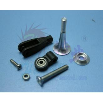 HY MODEL ACCESSORIES HY ALUMINIUM CONTROL HORN STEM BALL BEARING 24 x 2 ...