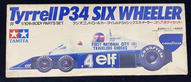 TAMIYA VINTAGE TAMIYA TYRRELL P34 6 WHEELER F1 BODY 1977 VINTAGE - www ...