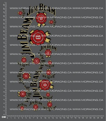 MCI REPRODUCTION DECALS MCI 1/10th REPRODUCTION JIM BEAM DECALS - www ...