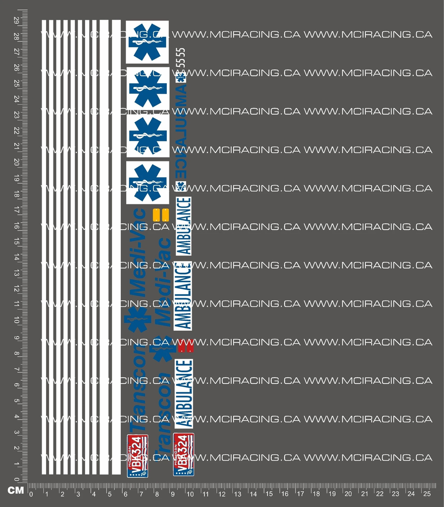MCI REPRODUCTION DECALS MCI 1/12th REPRODUCTION TAM - LUNCH BOX - MEDI ...